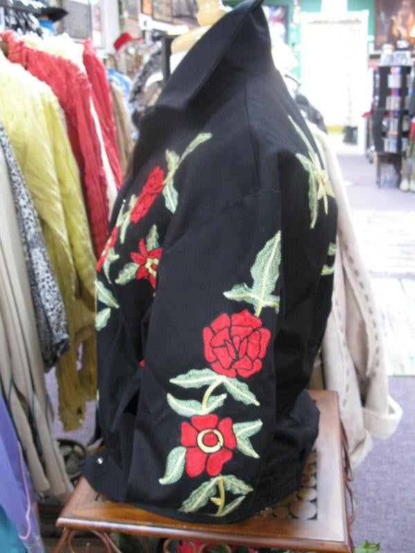 Vintage Inspired Western Jacket: Rockmount Men's Floral Embroidery ...